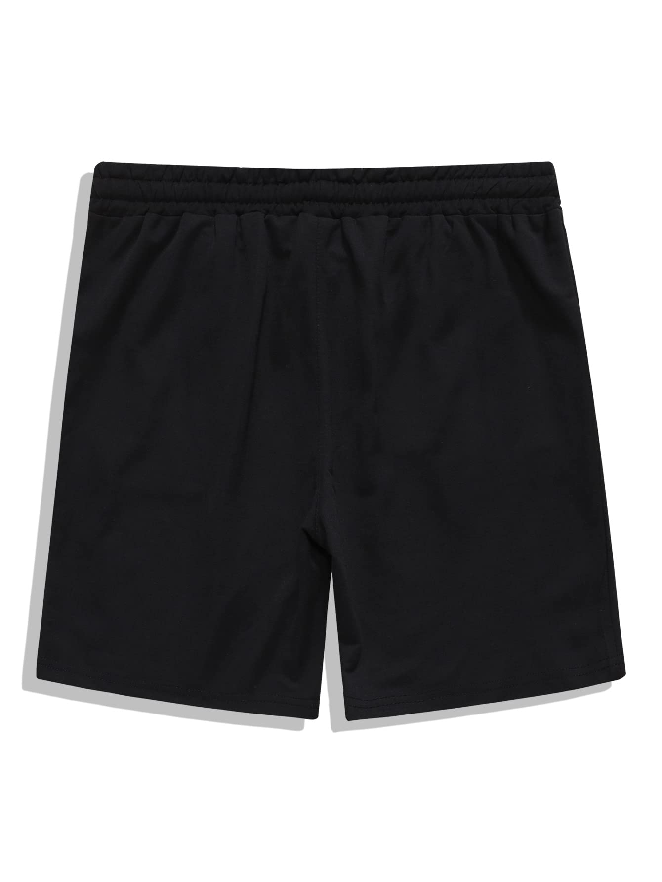 OYOANGLE Men's Graphic Drawstring Shorts Athletic Sport Gym Workout Shorts Blue L