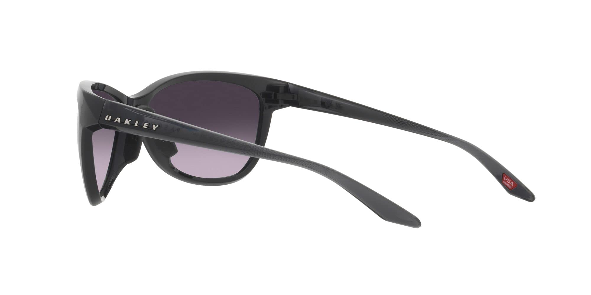 Oakley Women's OO9222 Pasque Aviator Sunglasses, Crystal Black/Prizm Sapphire Polarized, 60 mm