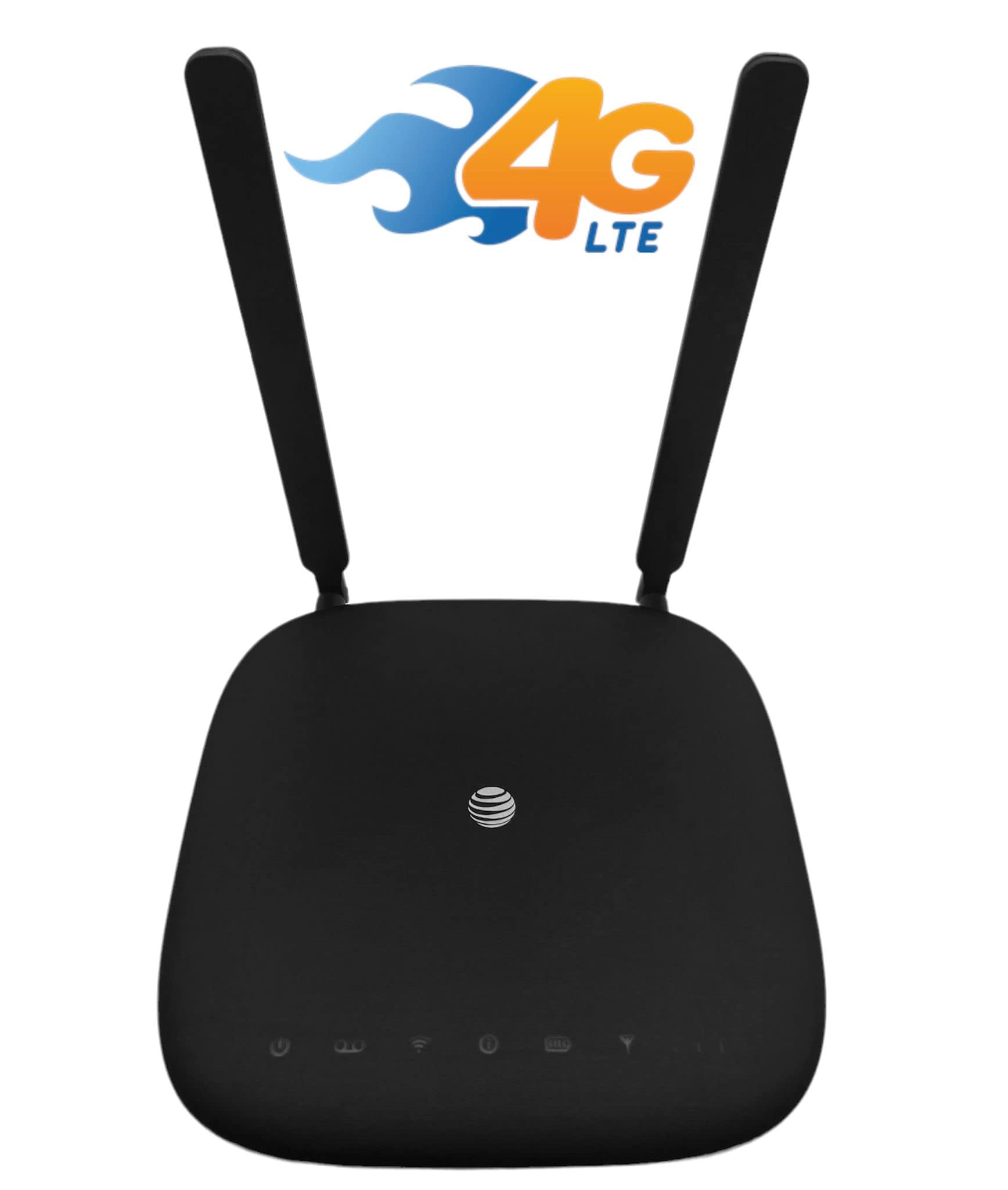 Router ZTE MF279 AT&T Wireless Internet GSM Unlocked | 4G LTE Wi-Fi | Mobile Router | Smart Home Hub | Connects Up to 20 Devices | Secure Wireless Network Anywhere (with Antennas)