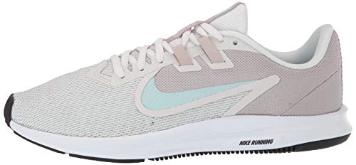 Nike Women's Downshifter 9 Sneaker, Platinum Tint/Teal Tint-Moon Particle, 6.5 Regular US