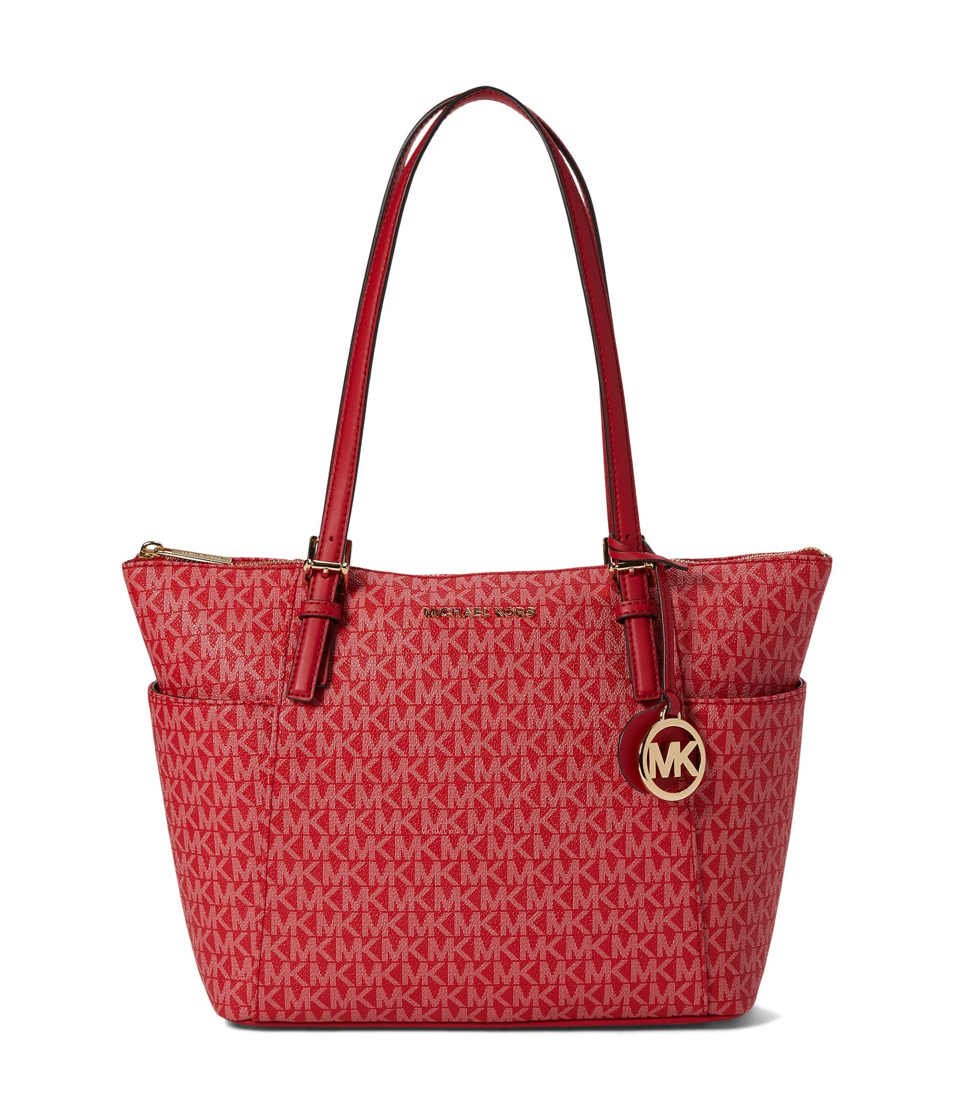 Michael Kors Jet Set Item East/West Top Zip Tote Royal Pink One Size
