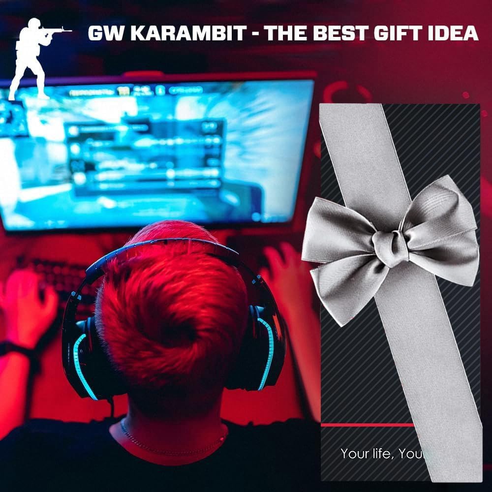 Karambit Knife - Fixed Blade Knife - Karambit Knives - CSGO Raptor Claw Knives - Best Combat Carambit for Hunting Camping Hiking EDC for Men Women Comes with Sheath - Fathers Day Dad Gift 16853