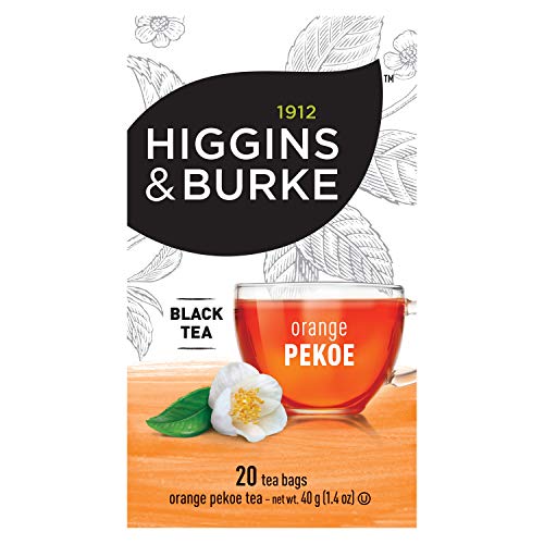 Higgins & Burke Orange Pekoe, Black Tea, 20 Tea Bags (Pack of 6)