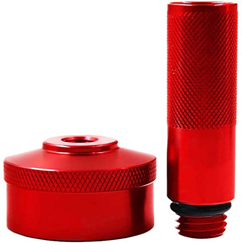 imUfer Extended Run Gas Cap Adapter fit 1/4" NPT Line with 1/8" Thick Fuel Resistant Sealing Washer and Aluminum Mess Oil Changes Funnel for EU1000i EU2000i EU3000i