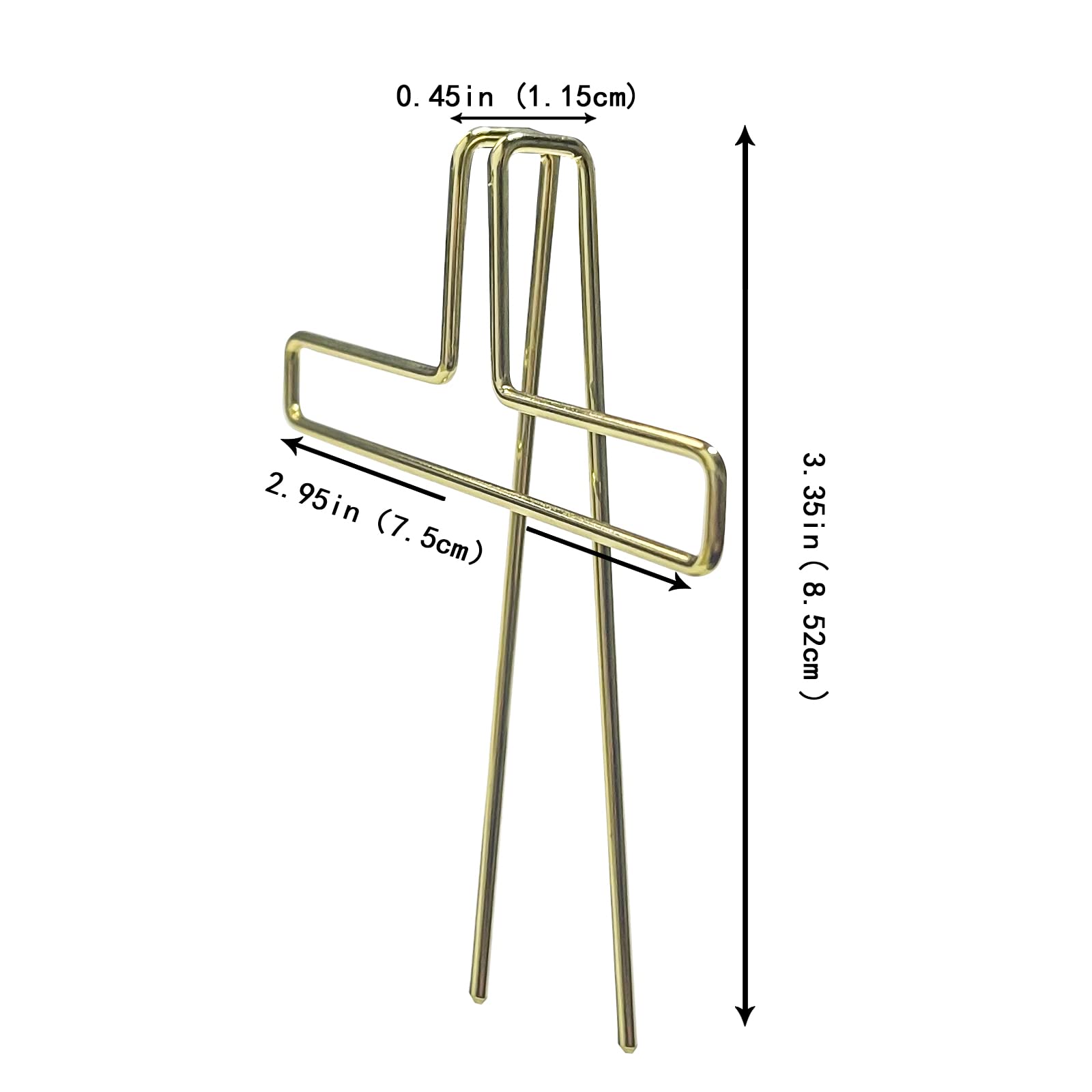 Llewyn Music Book Clip,Metal Music Book Page Holder for Music Sheet,Piano Sheet,Book(4 Pack) (Gold)