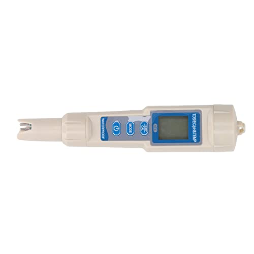 PH Meter, Ergonomic Large Display Screen Easy to Carry Smart Water Quality Tester Waterproof 4 in 1 for Aquaculture for Fish Hatchery