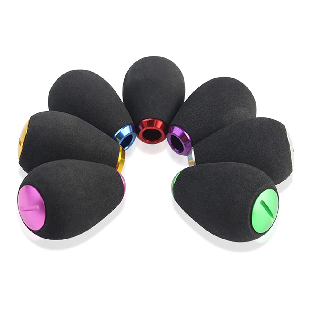 MengK Fishing Reel Handle Knob EVA Baitcasting Reel Handle Knob Trolling Reel Handle Accessory Ultralight Fishing Tackle Tools