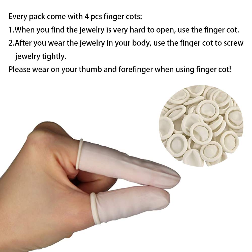 KaseStyle G23 Titanium Labret Studs 16G Internal Threaded Helix Cartilage Tragus Conch Earring Monroe Cluster Piercing Jewelry (C: 1 pcs silver)