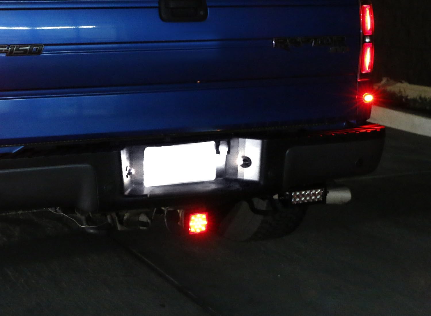 iJDMTOY OEM-Fit 3W Full LED License Plate Light Assembly Kit Compatible with Ford F150 Ranger Raptor Explorer Sport Trac, Powered by 3pcs Xenon White LED Diodes