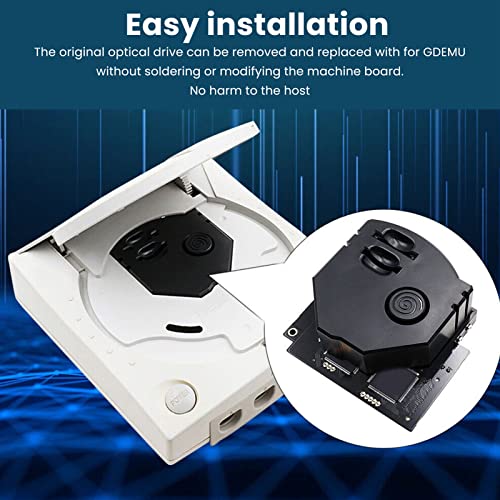 Optical Drive Simulation Board, V5.15b Remote Storage Card Mount Kit, Optical Drive Simulation Board with 32G Game Storage Card for SEGA Dreamcast VA1