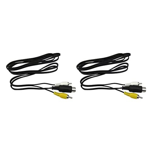 Outspot New 6FT RCA TV AV Audio Video Cord Cable for Sega Genesis 1 & Sega Master System