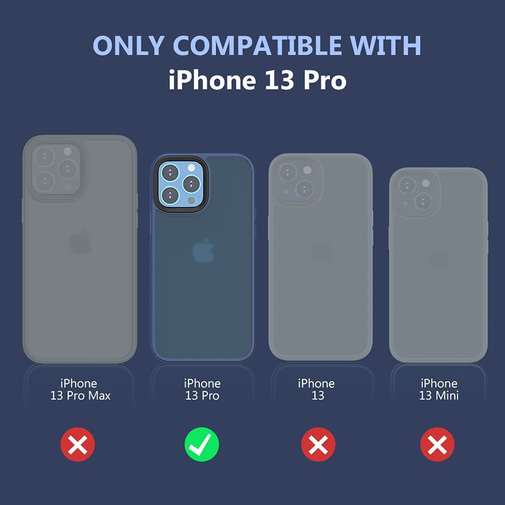 Marspeeder Crystal Clear iPhone 13 Pro Case with 9H Glass Screen Protector, [Upgraded Nano Anti-Yellow Material] Slim Fit Ultra Thin Flexible Silicone Shockproof iPhone 13 Pro Phone Case 6.1'', Clear…