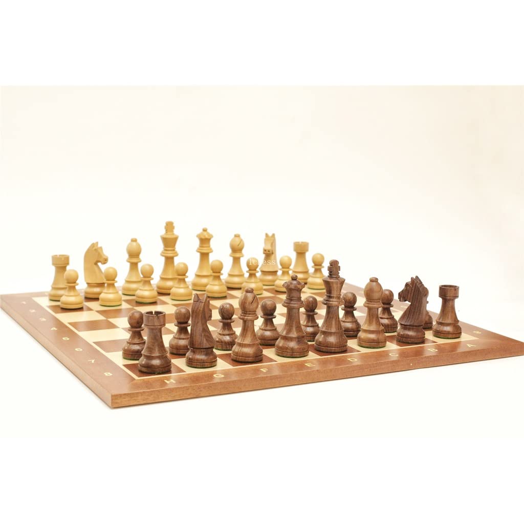 Portable Chess Set Wooden Chessboard Set with Handcrafted Chess Pieces Chess Board Game Sets for Adults Gift