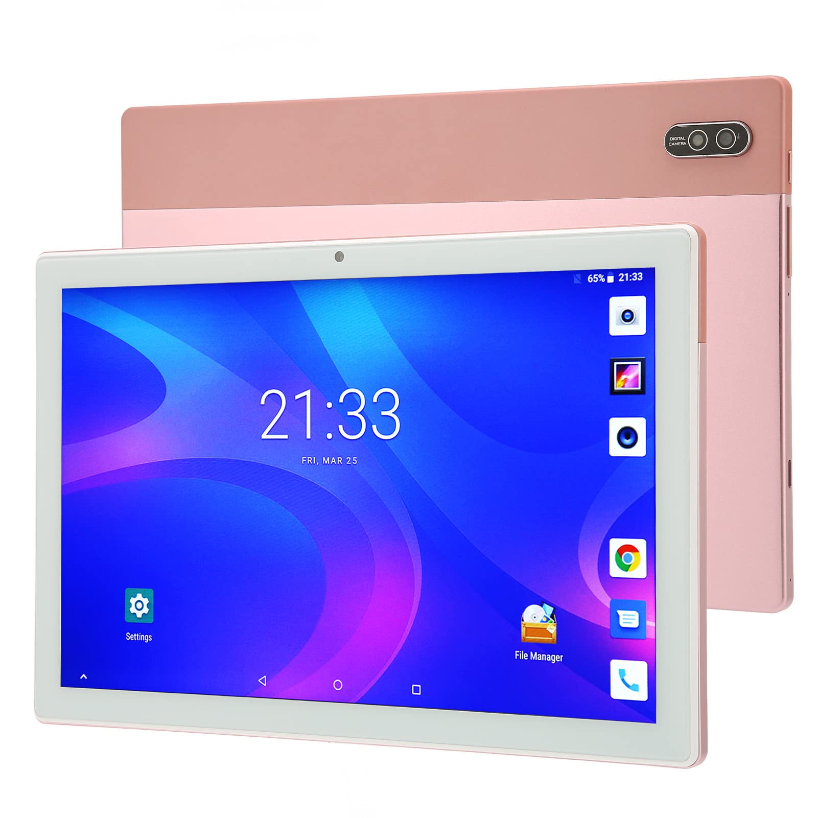 Pink Tablet 8GB 256GB 1920 X 1200 10.0 Inch Tablet Front 8MP Rear 13MP 100-240V for Gaming (EU Plug)