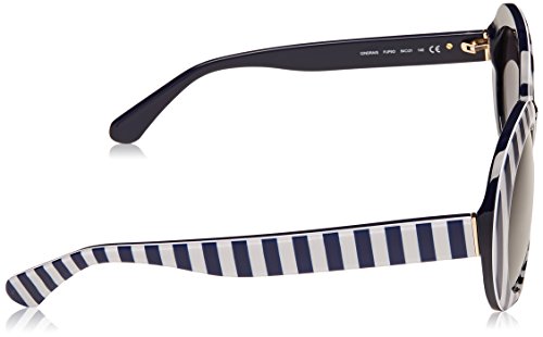 Kate Spade Women's Cindra Round Sunglasses, Blue, 54 mm