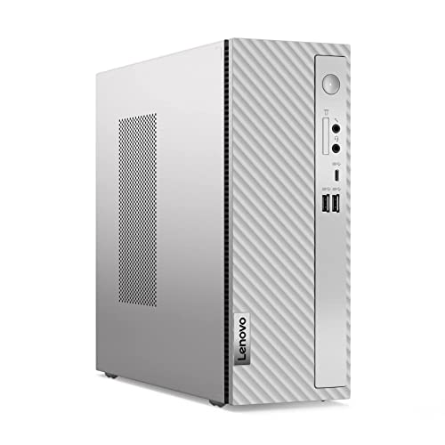 Lenovo 2023 Newest IdeaCentre 3i Desktop, Intel Pentium Gold G7400 Processor, 8GB RAM, 512GB SSD, Intel UHD Graphics 710, USB Calliope Keyboard & Mouse, Wi-Fi 6, Windows 11 Home, Cloud Grey