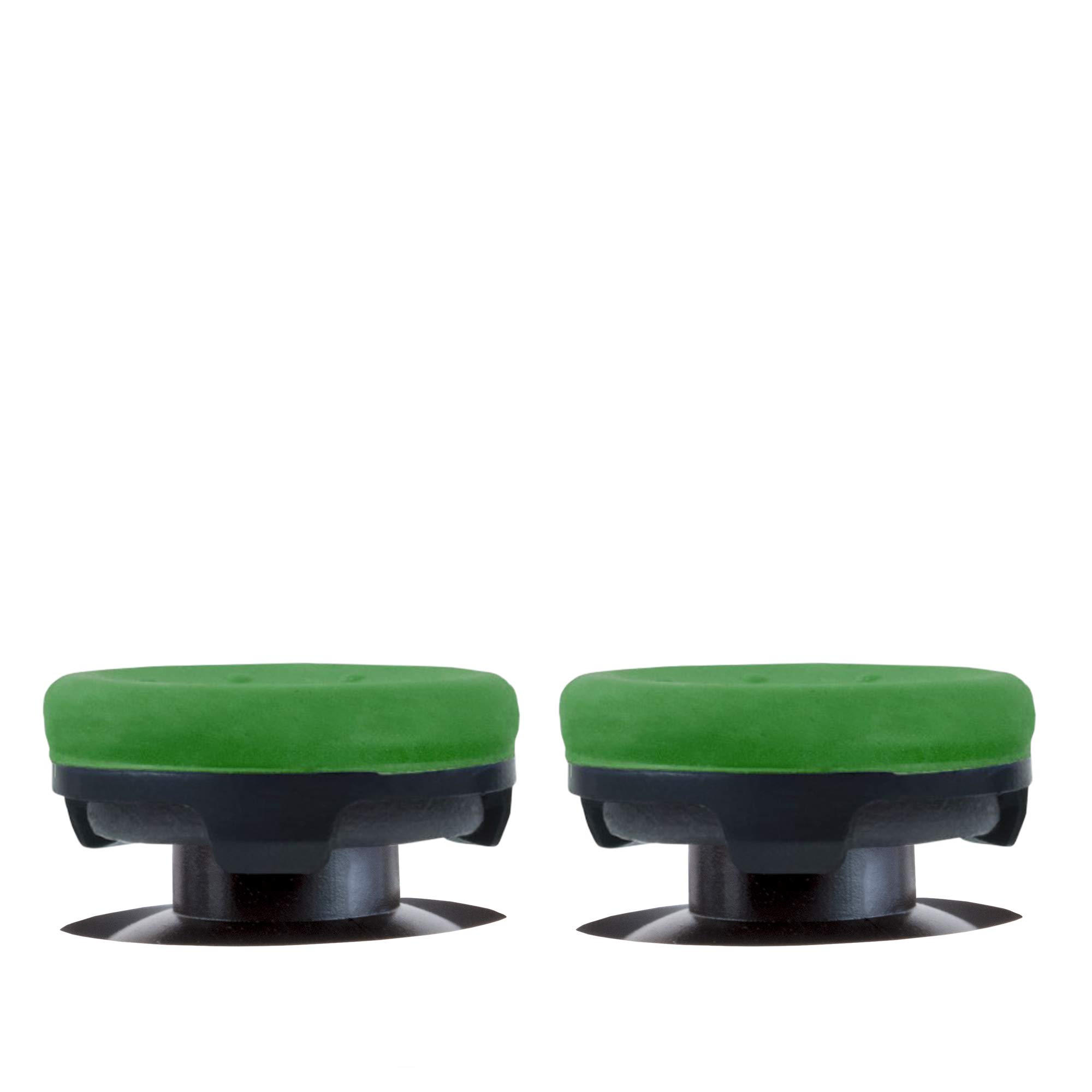 KontrolFreek Alpha for Playstation 4 (PS4) and Playstation 5 (PS5) | Performance Thumbsticks | 2 Low-Rise Concave | Green