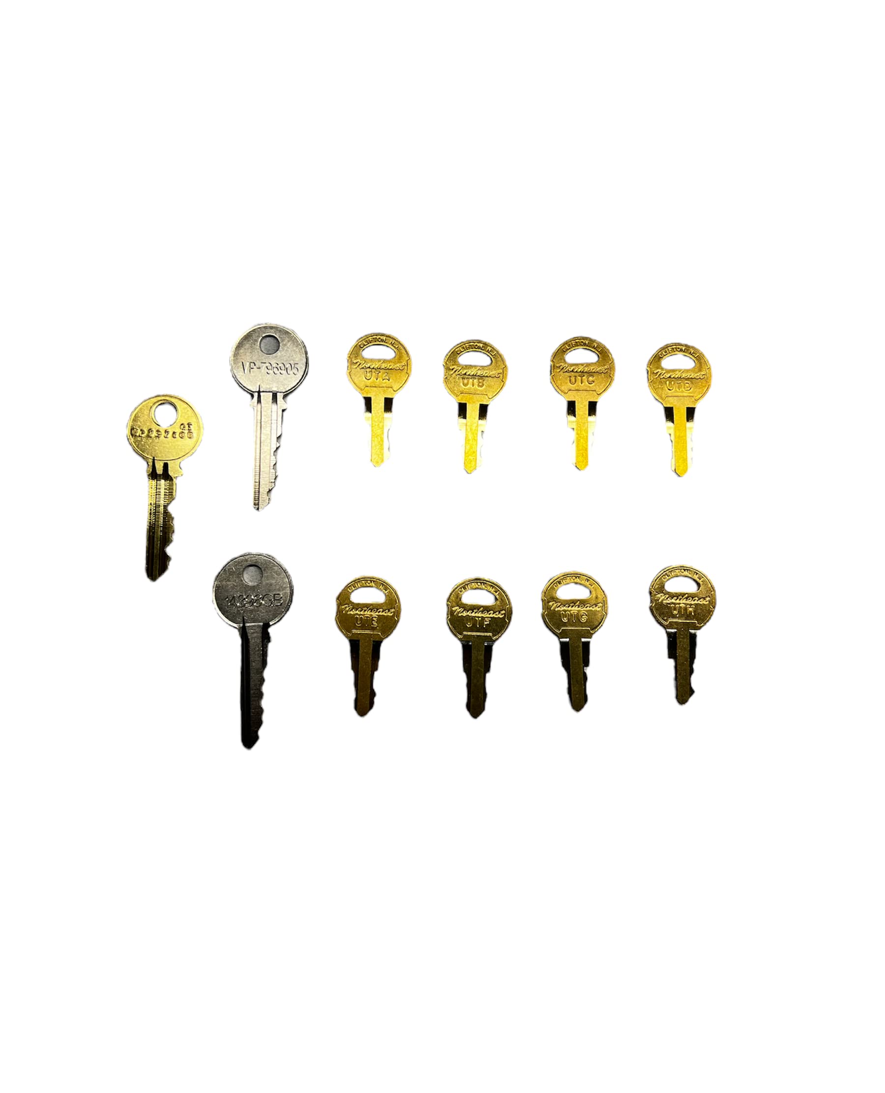 OTIS Key Pack - UTA, UTB, UTC, UTD, UTE, UTF, UTG, UTH, GA, GB, and GE Elevator Keys Included