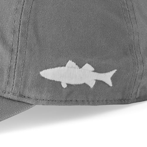 Life is Good. Where's The Fish Chill Cap, Slate Gray