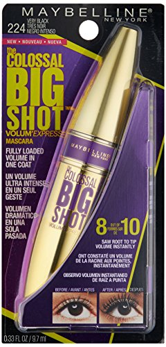Maybelline New York Volum' Express The Colossal Waterproof, Very Black, 0.33 fl. oz.
