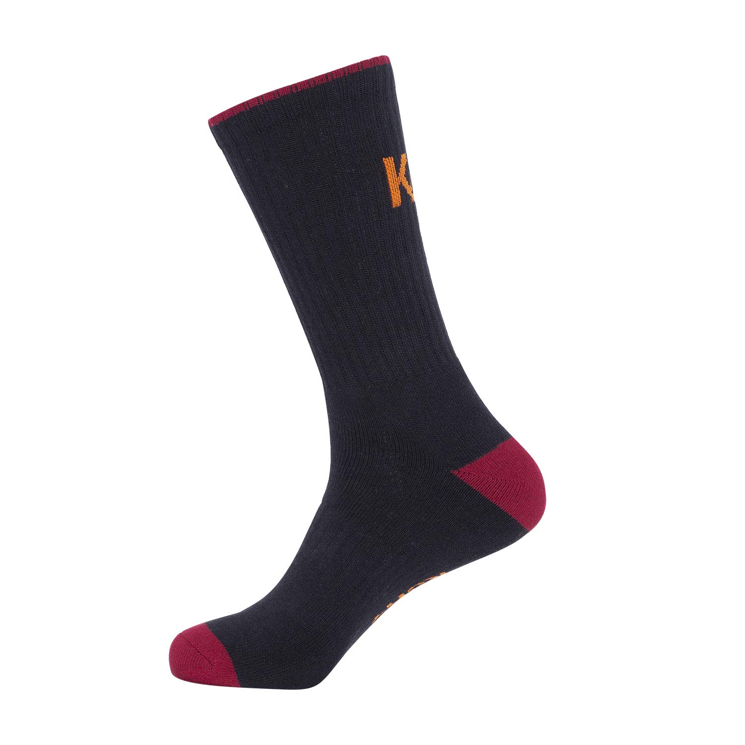 KONY Men's 5 Pairs Thick Cushion Hiking Walking Socks, Wicking Outdoor Sports Crew Socks (Mix-2, Medium(US Shoe Size 8-11))