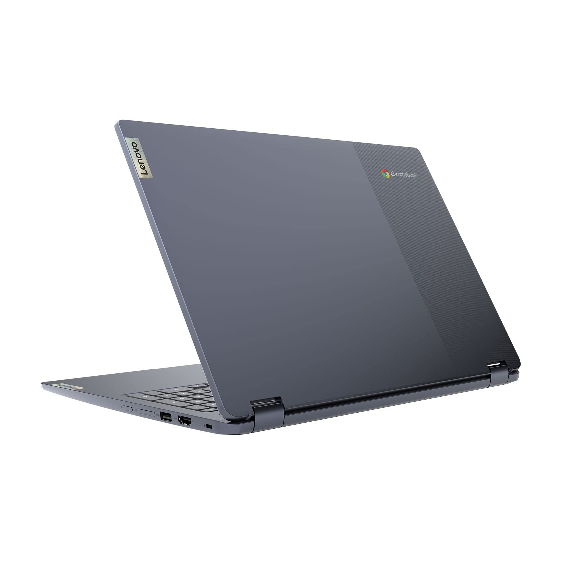 Lenovo Chromebook Flex 3 15.6in Touch Full HD 2-in-1 Convertible Laptop in Abyss Blue Intel Quad Core Processor up to 3.3Ghz 128GB eMMC 8GB DDR4 WiFi BT Webcam HDMI (Flex3-Renewed)