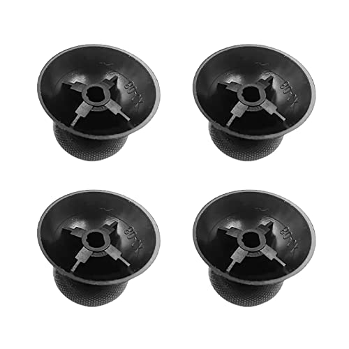 Pack 4 for XboxOne JoyStick Thumbstick Black & Grey Replacement, Compatible with for Xbox One / One S Wireless Controllers, Extra DIY Non-Slip Analog Joy Thumb stick Caps Toppers Covers