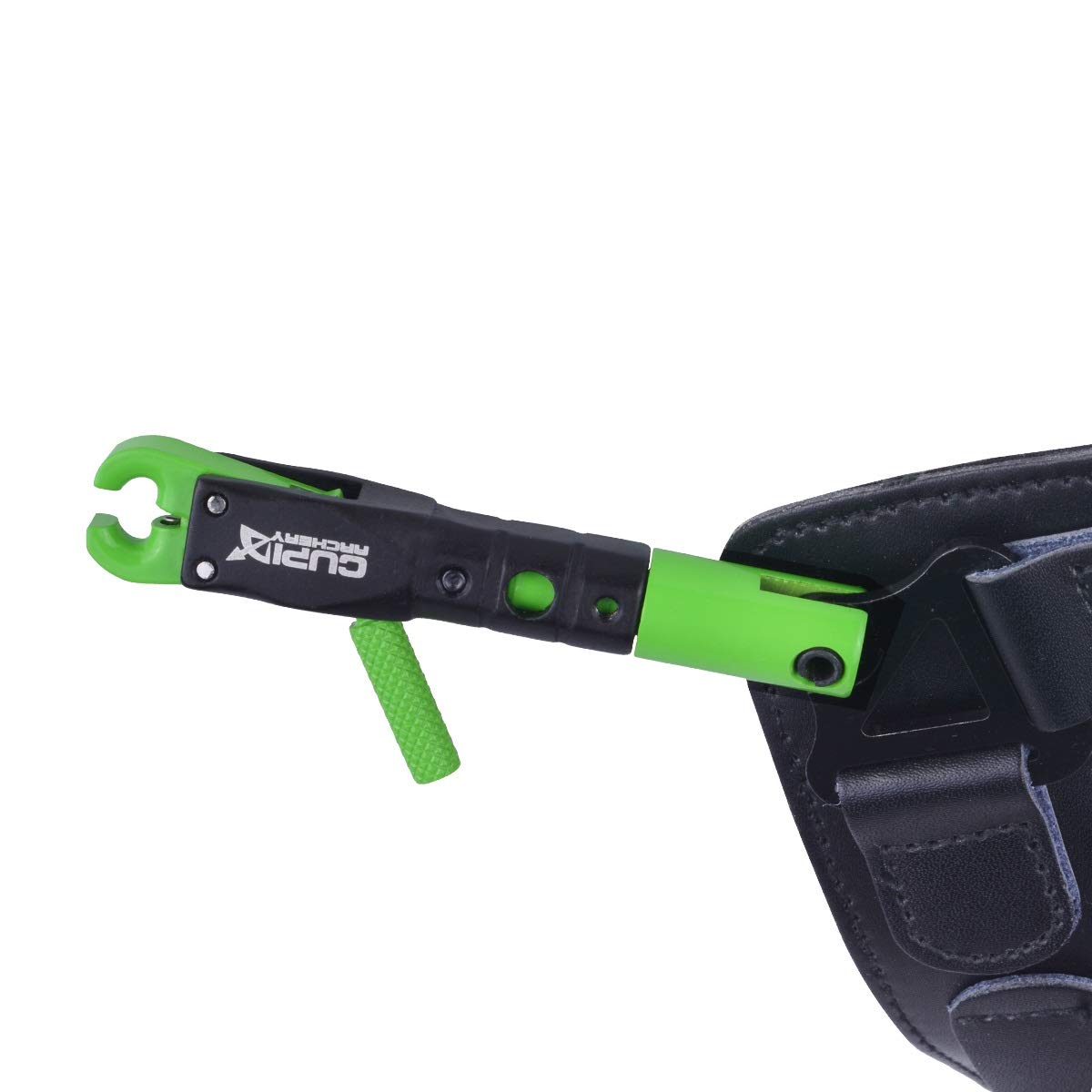 KAYDON Compound Bow Release Aid Trigger Archery Right Left Hand Adjustable Wrist Strap (Green)