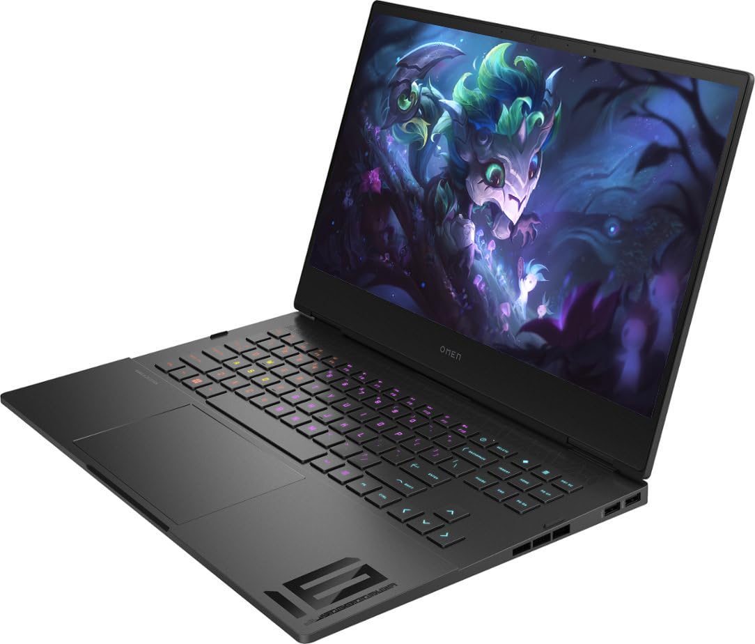 HP OMEN 16.1" QHD 165Hz Gaming Laptop, Intel Core i9-12900H, NVIDIA GeForce RTX 3060, 32GB DDR5 RAM, 1TB PCIe SSD, Backlit Keyboard, WiFi 6, HDMI, Thunderbolt 4, Win 11 H, w/CUE Accessories