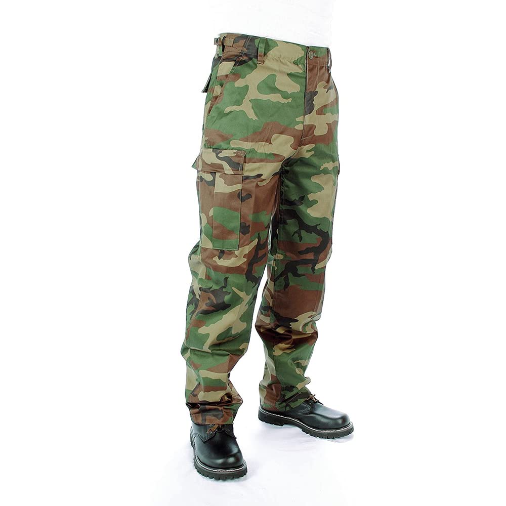 Mil-Tec BDU Ranger Combat Trousers Digital Black Size XL