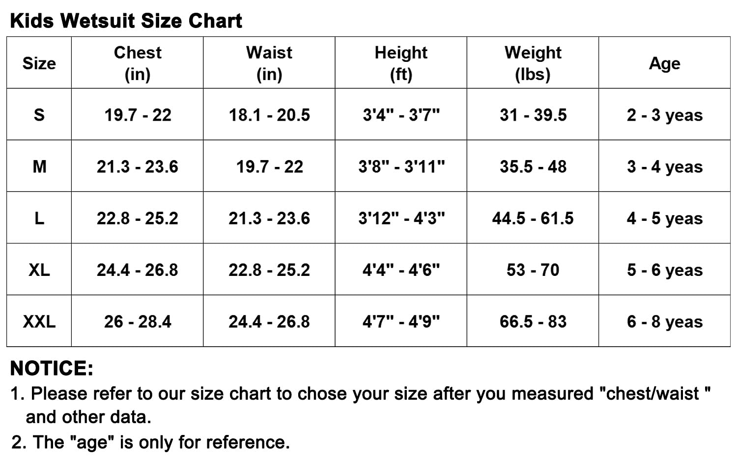 Kids Wetsuit Full Suits Shorty Suits Girls 2.5mm Neoprene Swimsuit UV Protection Keep Warm Short Sleeve Wetsuits for Swimming Diving Scuba XL Size