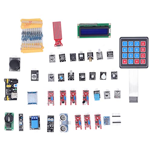 Oumefar Sensor Module Kit, Sensors Modules Broad Utility Easy Control 37Pcs Wide Compatibility for NANO for Raspberry Pi Autopart