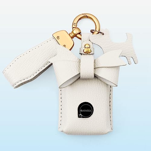 TAIKOO Smart Key Fob Cover Case for Volvo XC90 XC60 XC40 S60 S90 V60 T5 T6 T8 Car Key Case Cover Accessories (Intelligent keys [White])