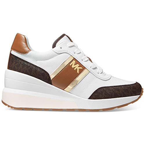 Michael Michael Kors Women's Mabel Trainer Brown 8 M