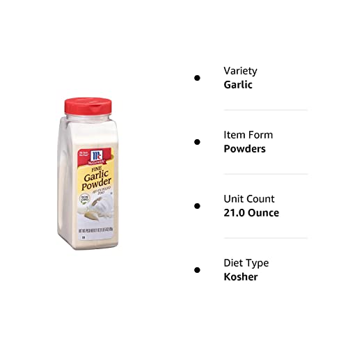 McCormick Fine Garlic Powder, 21 oz