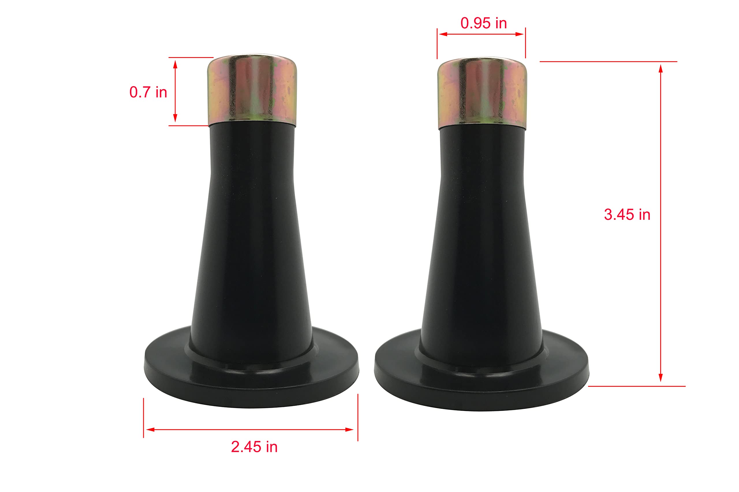 KB Designs - Bed Frame Glide Legs to Replace Wheels (Set of 6)
