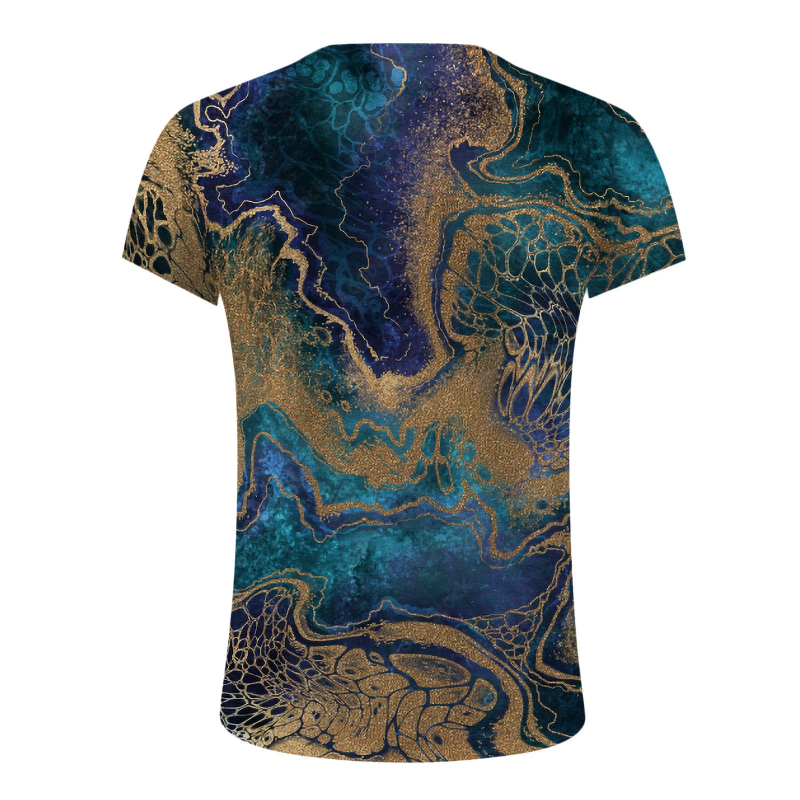 Mens Graphic Tees,Short Sleeve Shirts for Men Casual Summer Graffiti Print Crewneck T Shirt Workout Tee Tops Blue