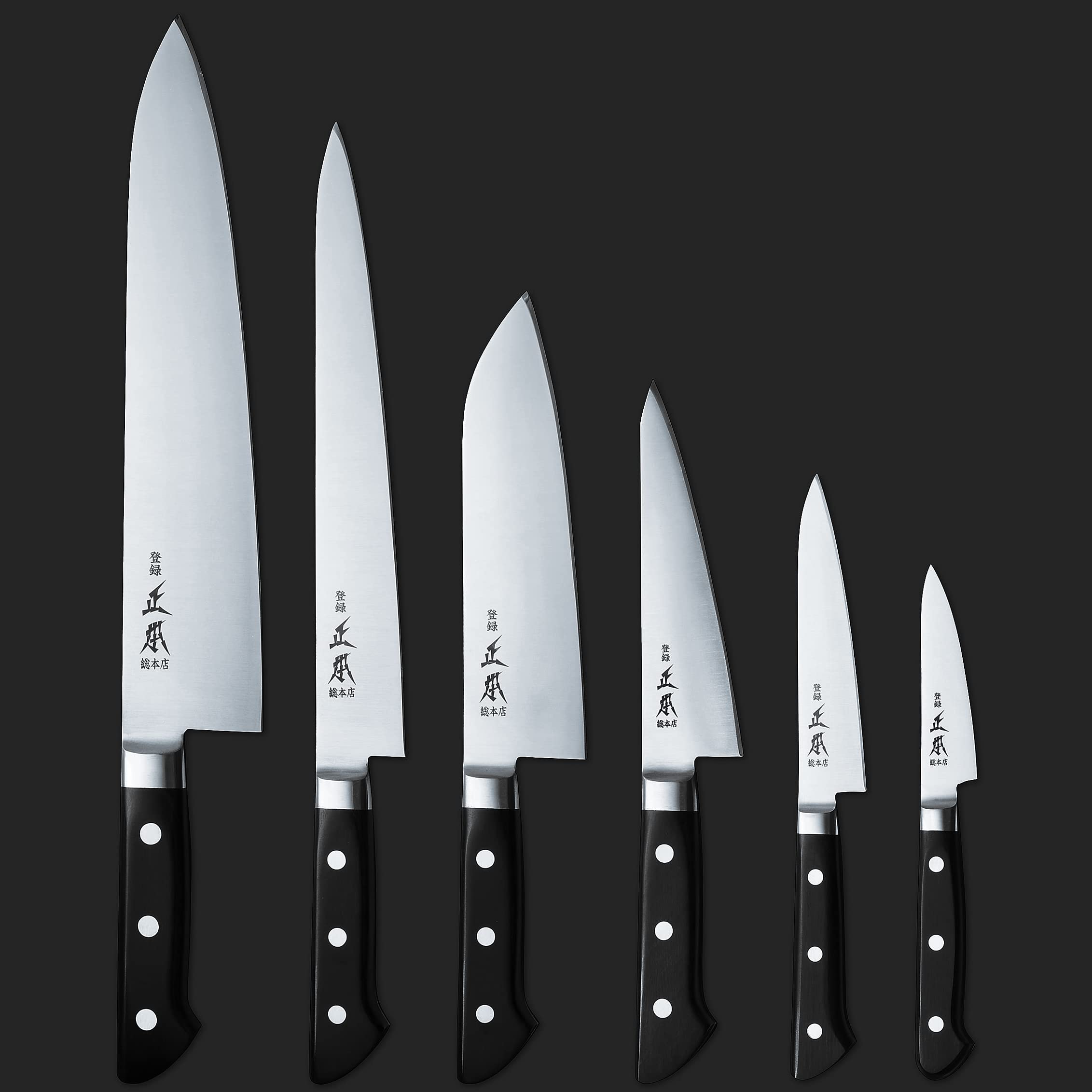MASAMOTO VG Japanese Petty Knife 6" (150mm) Professional Kitchen Small Utility Knife, Ultra Sharp Japanese Stainless Steel Blade, Duracon Handle, Made in JAPAN
