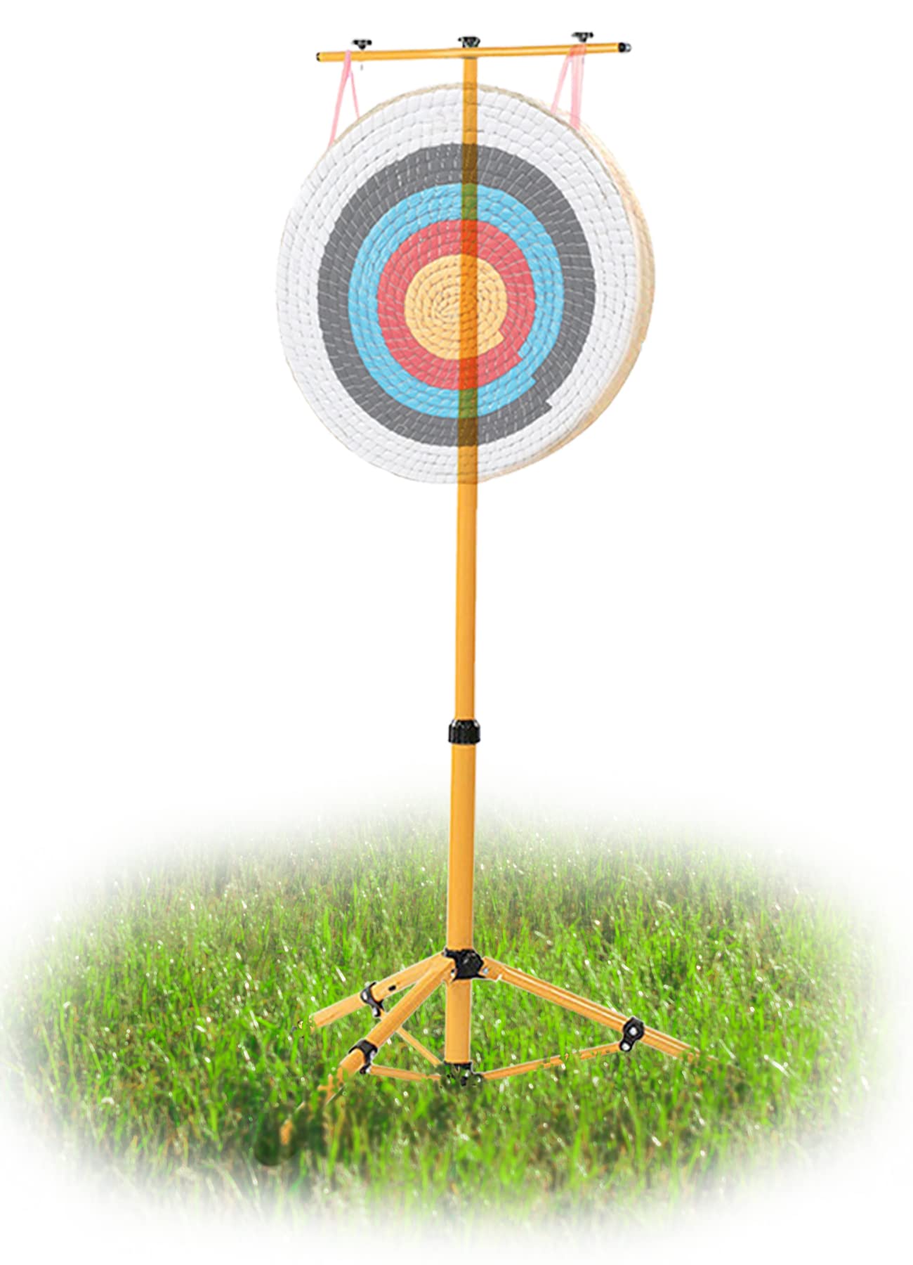 Meuiosd Traditional Solid Straw Round Archery Target ,5 Layers 20 inch Hand Made ,Great for Longbow recurvebow and Compound Bow Backyard Practice