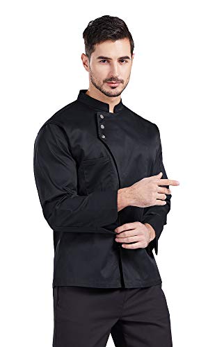 Nanxson Unisex Chef Coat Men's Long Sleeve Chef Jacket Restaurant Kitchen Cooking Chef Uniform CFM0057