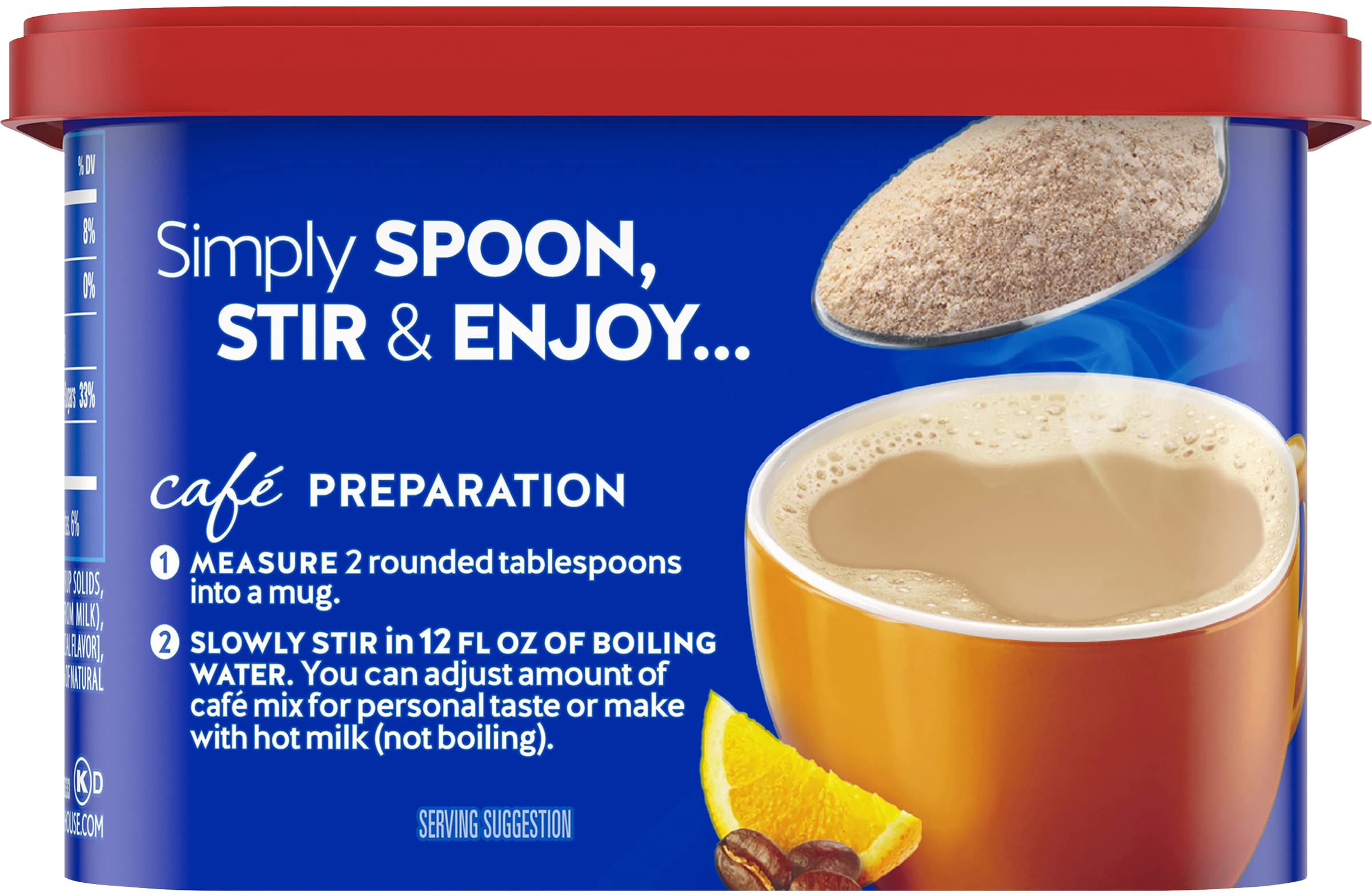 Maxwell House International Orange Cafe Instant Coffee (9.3 oz Canisters, Pack of 4)