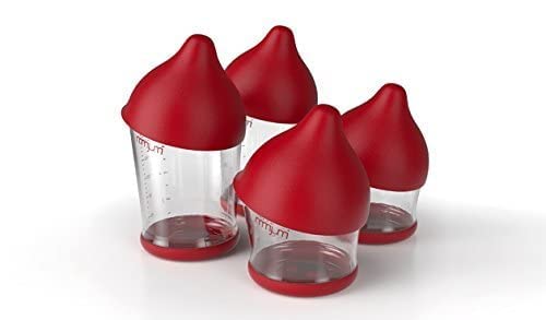 mimijumi Baby Bottle Set - Get Going Anti-Colic Bottles for Newborns - Baby Breastfeeding Bottles - 4 Oz and 8 Oz Baby Bottles - Lighter - 0-12M