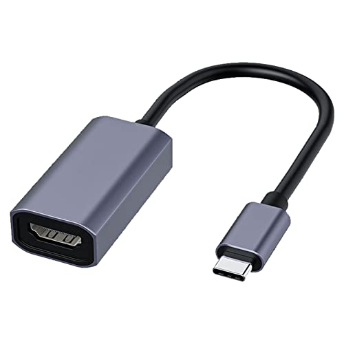Naroote Type C to HD Adapter, Plated Plug and Play USB C to 4K Adapter for Laptop