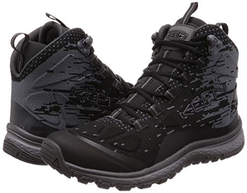 KEEN Women's Terradora EVO MID Hiking Boot, Black/Magnet, 5.5 M US