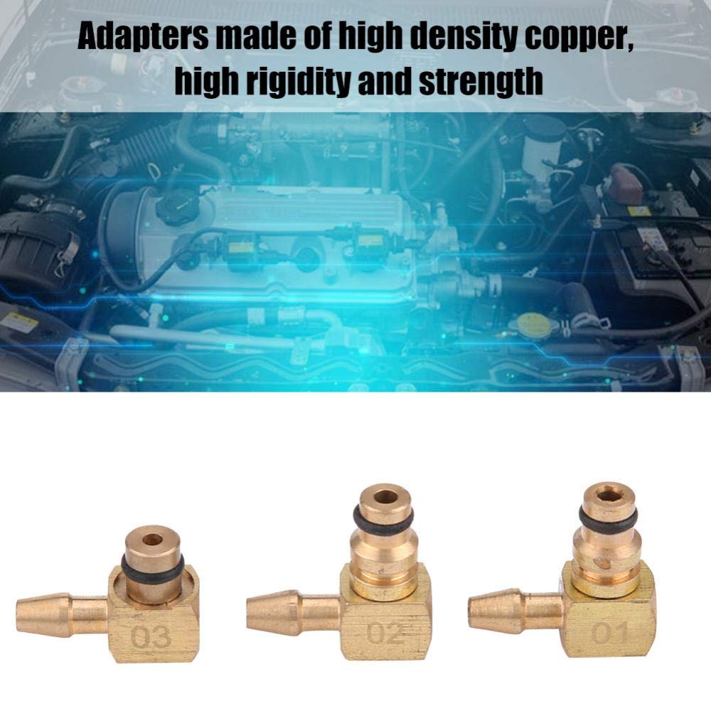 Injector Flow Diagnostic Cylinder Common Rail Adapter Tester Fuel Line Test Tool Kit W/Nozzle Tester Flow Meter Test Tools
