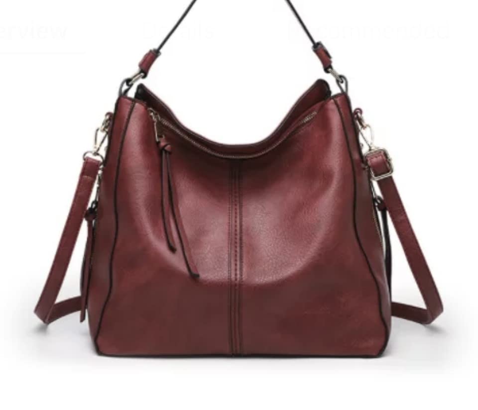 MIRRORLET Women’s Long Handle Bag (BLUE) Tote Bags for Women with three ZIPPERED POCKETS. Shoulder bag for working and informal activities. (Environmentally friendly non leather from animals’ skin).