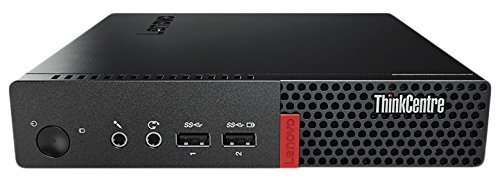 Lenovo Thinkcentre M910q Tiny PC Black - Intel Quad Core i5-6500T 2.5GHz / 8GB-DDR4 / 256GB SSD / Windows 10 Pro (Renewed)