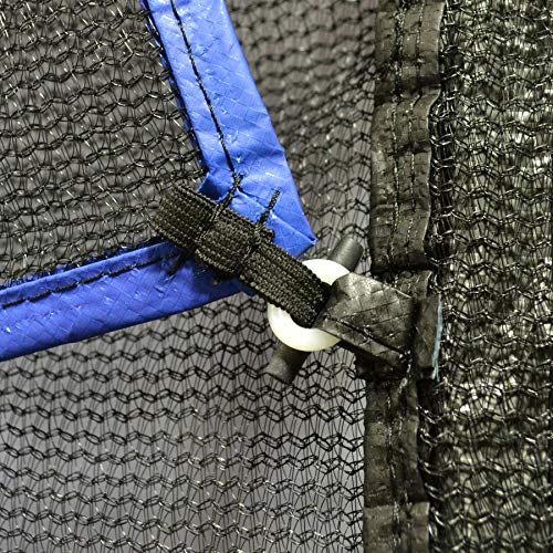 JumpKing ACC-1014RCVBN Volleyball Net & Ball 10 x 14 Foot Rectangular Trampoline