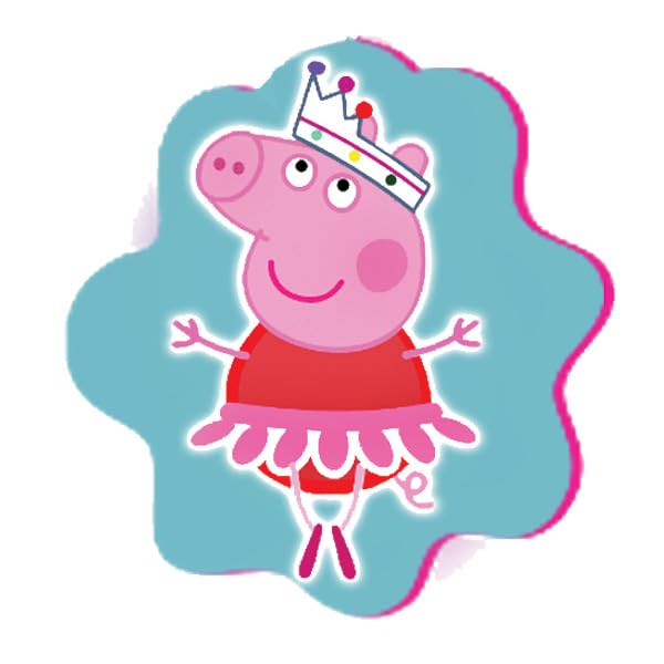 Little Miss Pink Pig Temporary Tattoos - 45pk - Kids Party Favors - Pinata Stuffers