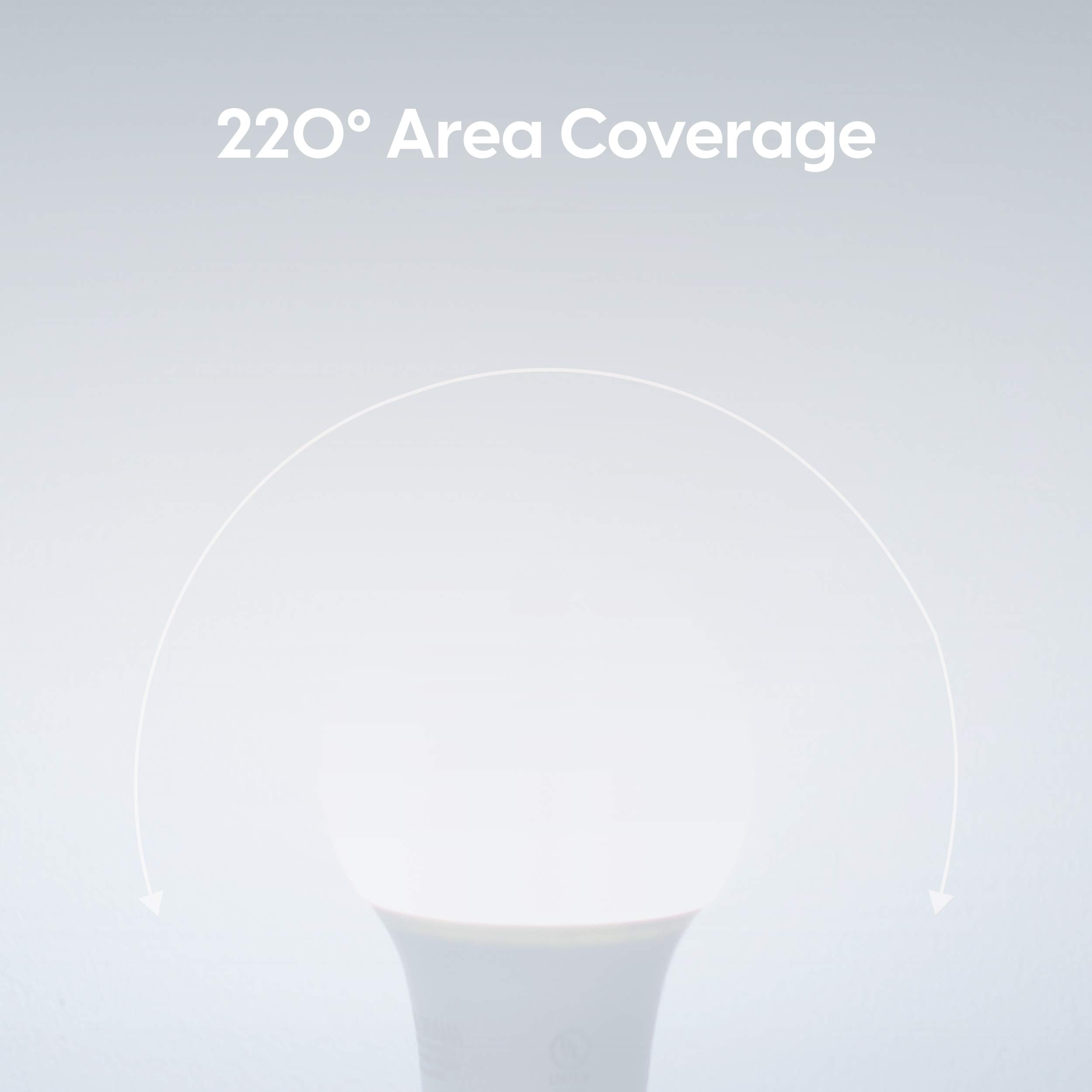 IRIS USA Non-Dimmable A19 LED Light Bulb with 20,000 Hours (18 Years) Life Span, 5000K 9W (60W Equivalent), Daylight, 4 Pack
